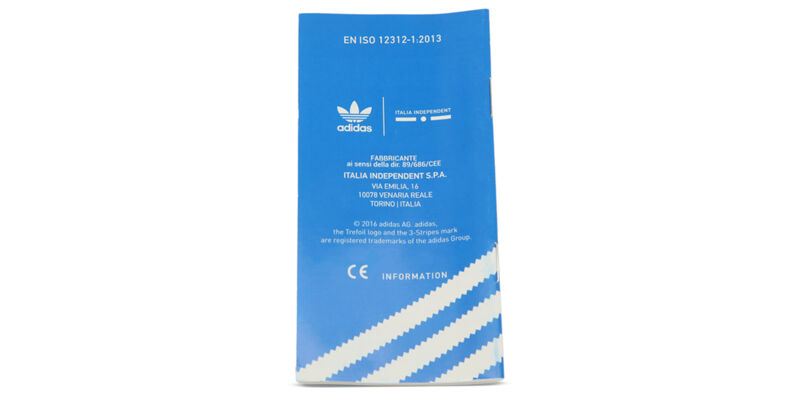 Adidas Originals OR0042-H 01A Oval Glossy Black Sunglasses ...