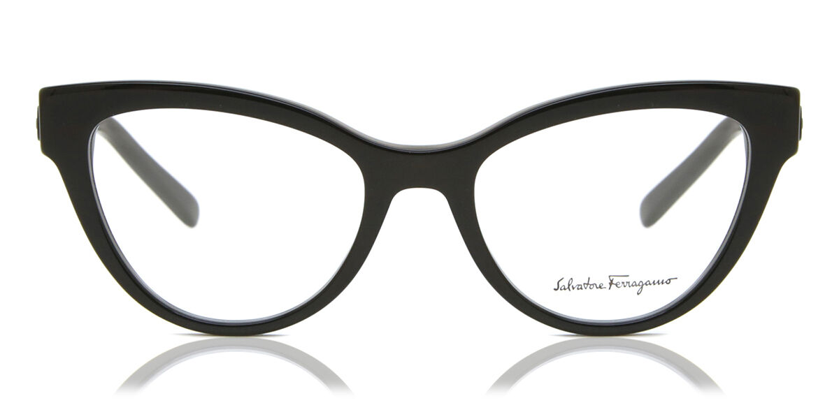 Salvatore Ferragamo SF 2920 001 Cat Eye Black Eyeglasses ...